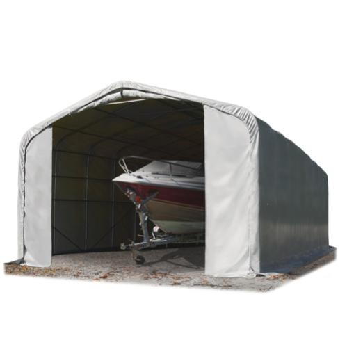 6x12 m, Tente garage de stockage, PRIMEtex 2300, porte 4,1x4,0 m, anti ...