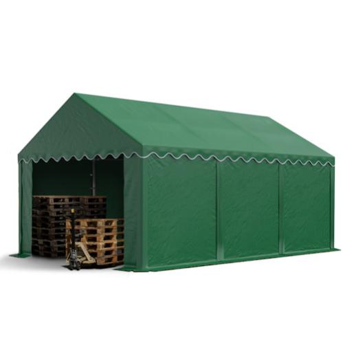 4x6 m tenda capannone, PVC 700, verde scuro | Leroy Merlin