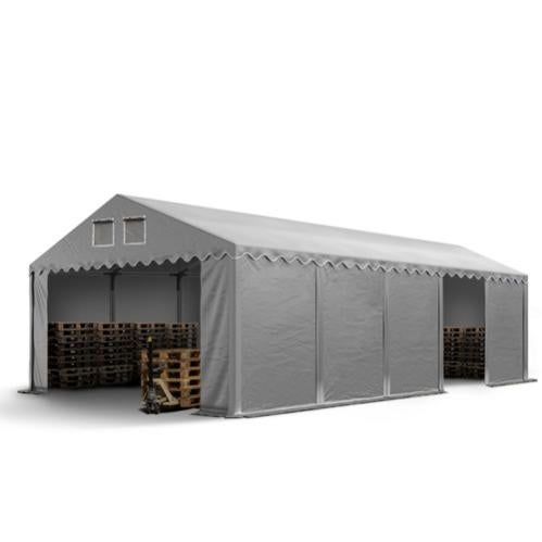 5x10 m tenda capannone, altezza 2,6m, PVC 800, telaio perimetrale ...