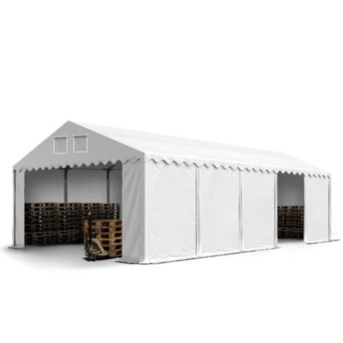 5x10 m tenda capannone, altezza 2,6m, PVC 800, telaio perimetrale ...