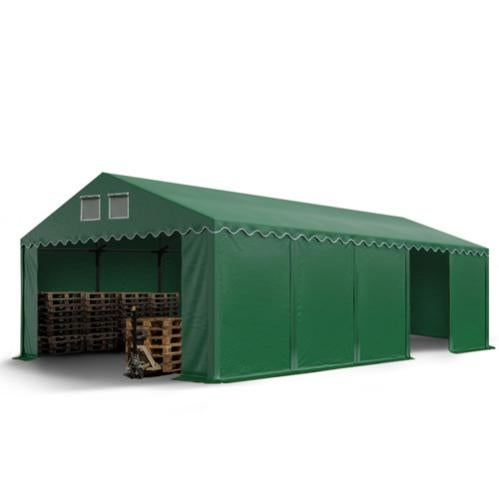 5x10 m tenda capannone, altezza 2,6m, PVC 800, telaio perimetrale ...