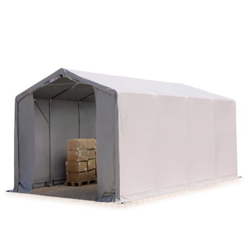 4x8 m hangar, PRIMEtex 2300, anti-feu, H. 3 m avec portes à fermeture ...