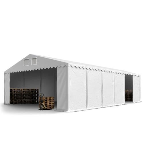 8x12 m tenda capannone, altezza 2,6m, PVC 800, telaio perimetrale ...