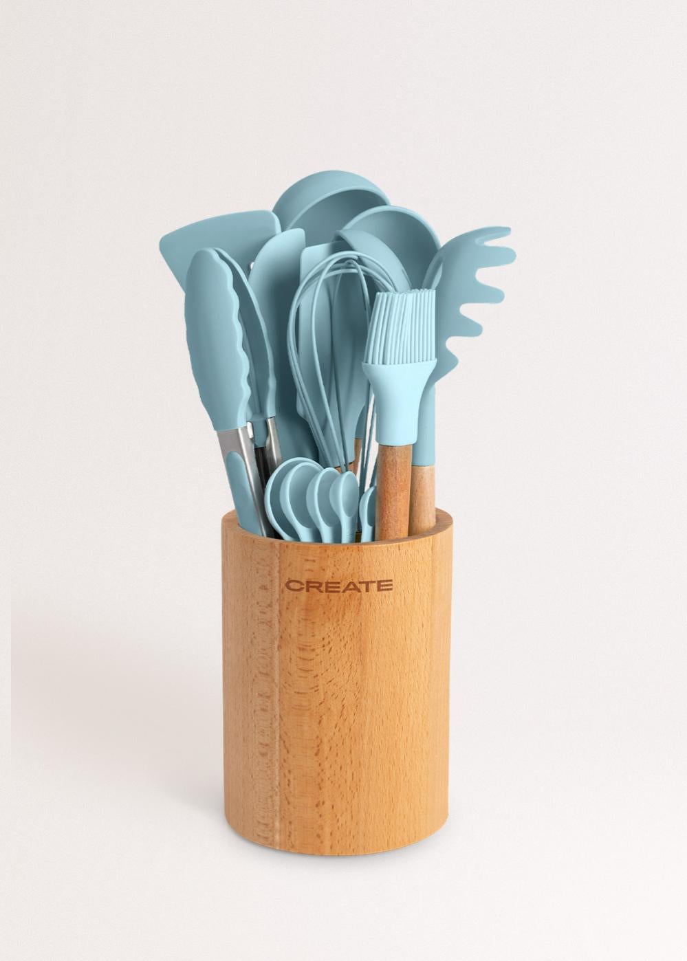 UTENSILS STUDIO - Utensili da cucina in legno e silicone | Leroy Merlin