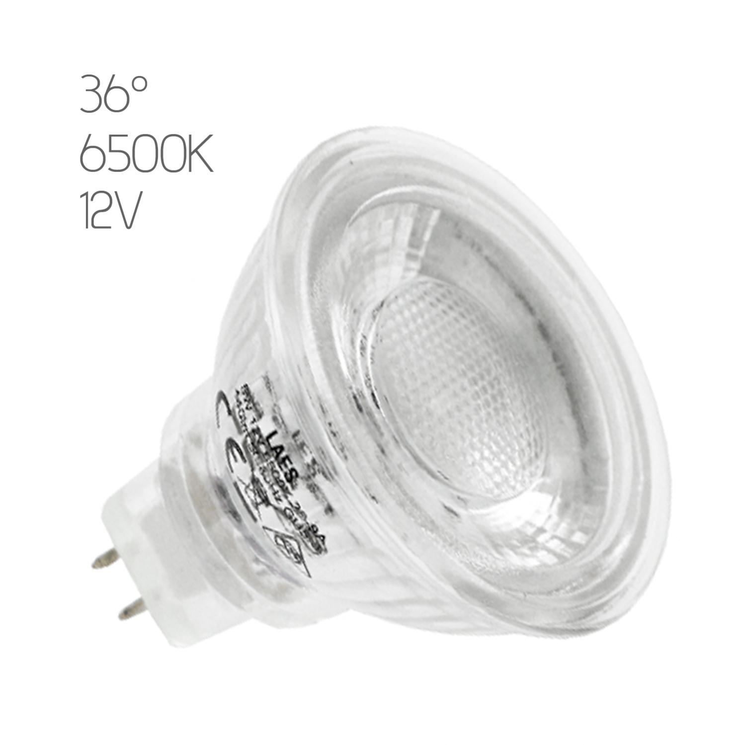 DICROICA 12V Full Glass – 50mm ø - 5W, 6500K - Aº 36º - GU5,3 | Leroy Merlin
