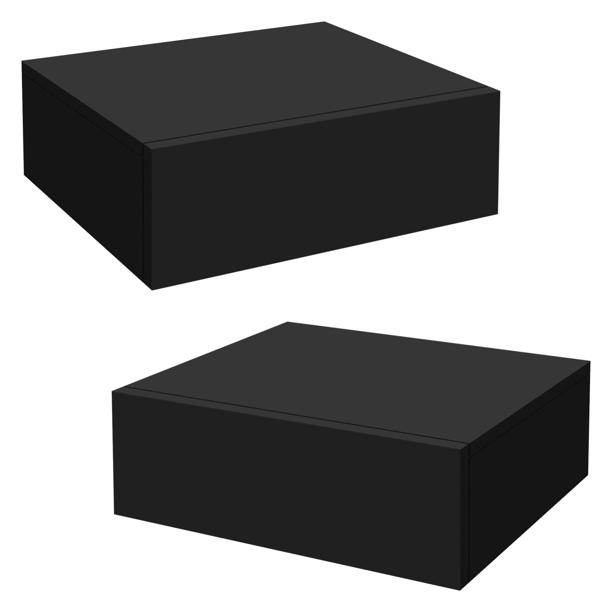 Set di 2 comodini appesi Comodino Comodino con cassetto | Leroy Merlin