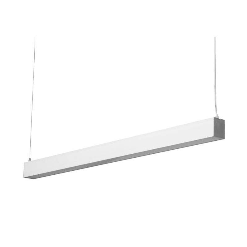 Réglette Suspendue LED Large 120cm 35W Argent - Blanc Neutre 4000K ...
