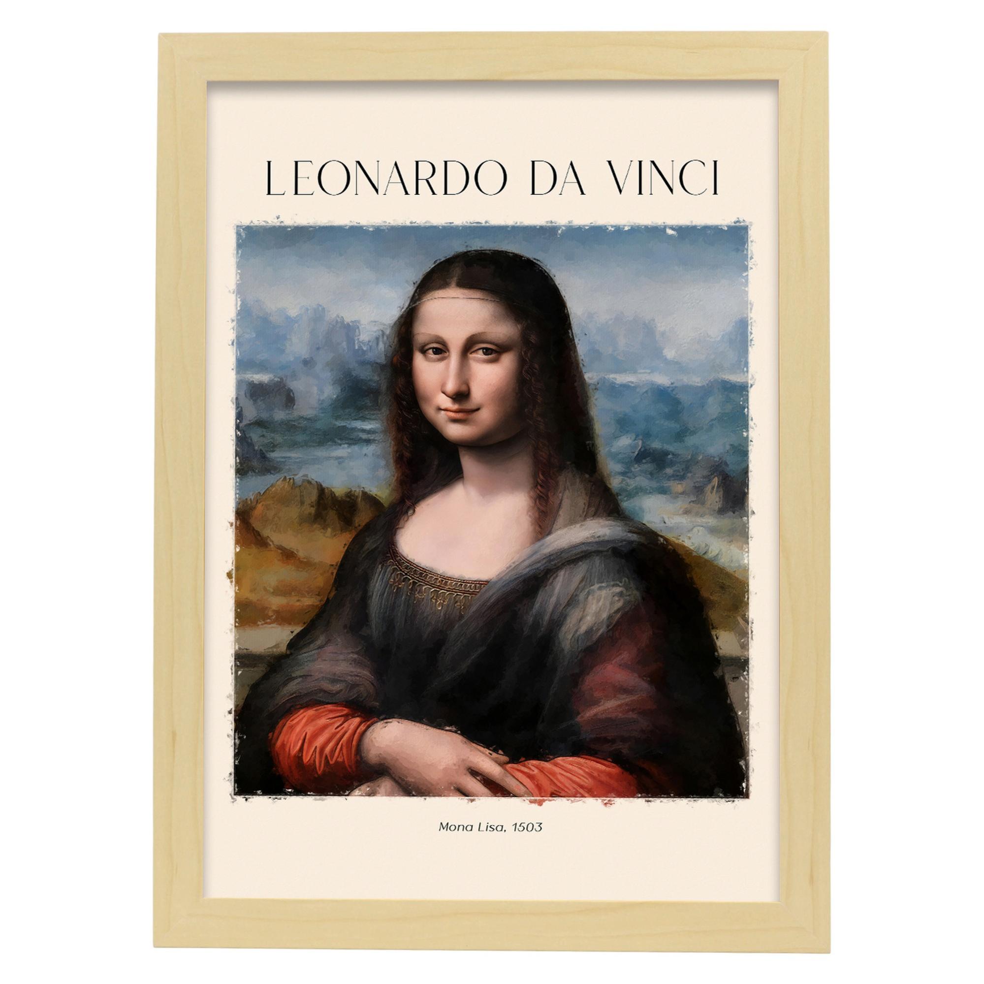 Poster Monna Lisa Quadri Decorativi Per Il Tuo Salotto Camera Stampe A ...