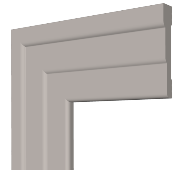 Cornice decorativa per facciate esterne edifici in Eps 2500x120x20 mm ...