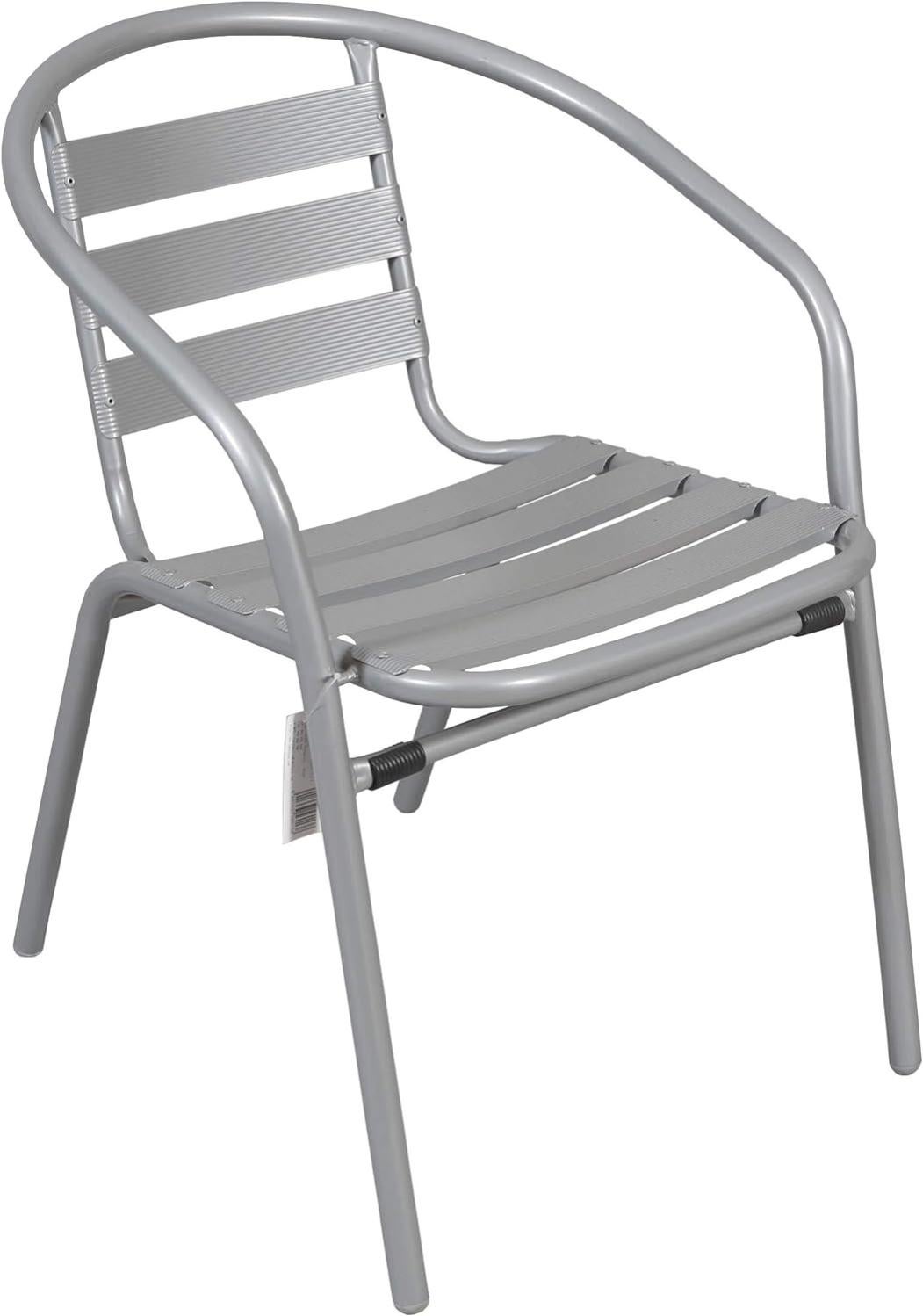 Silla de aluminio gris | Leroy Merlin