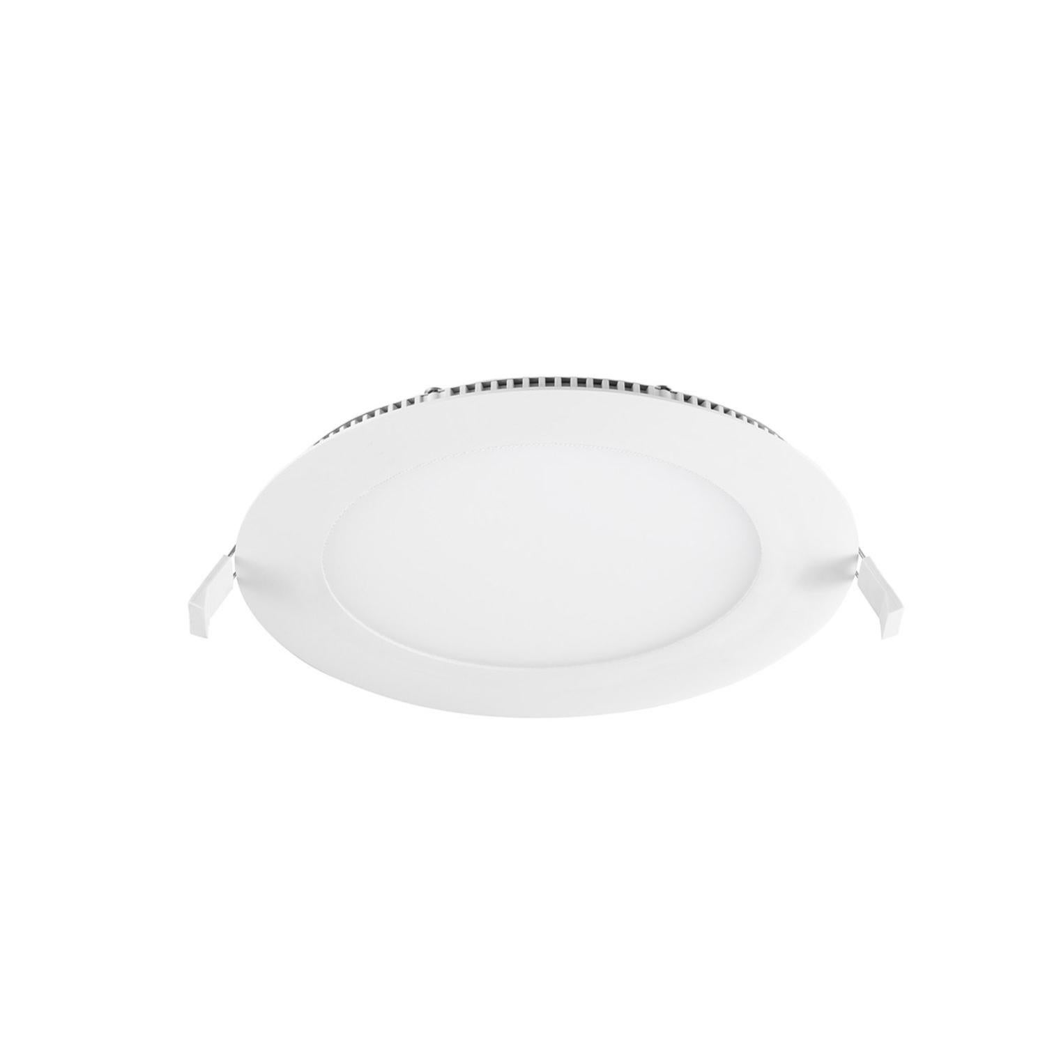 Dalle led ronde extra plate 12W 3000K découpe Ø 125 - LUXOLUM | Leroy ...