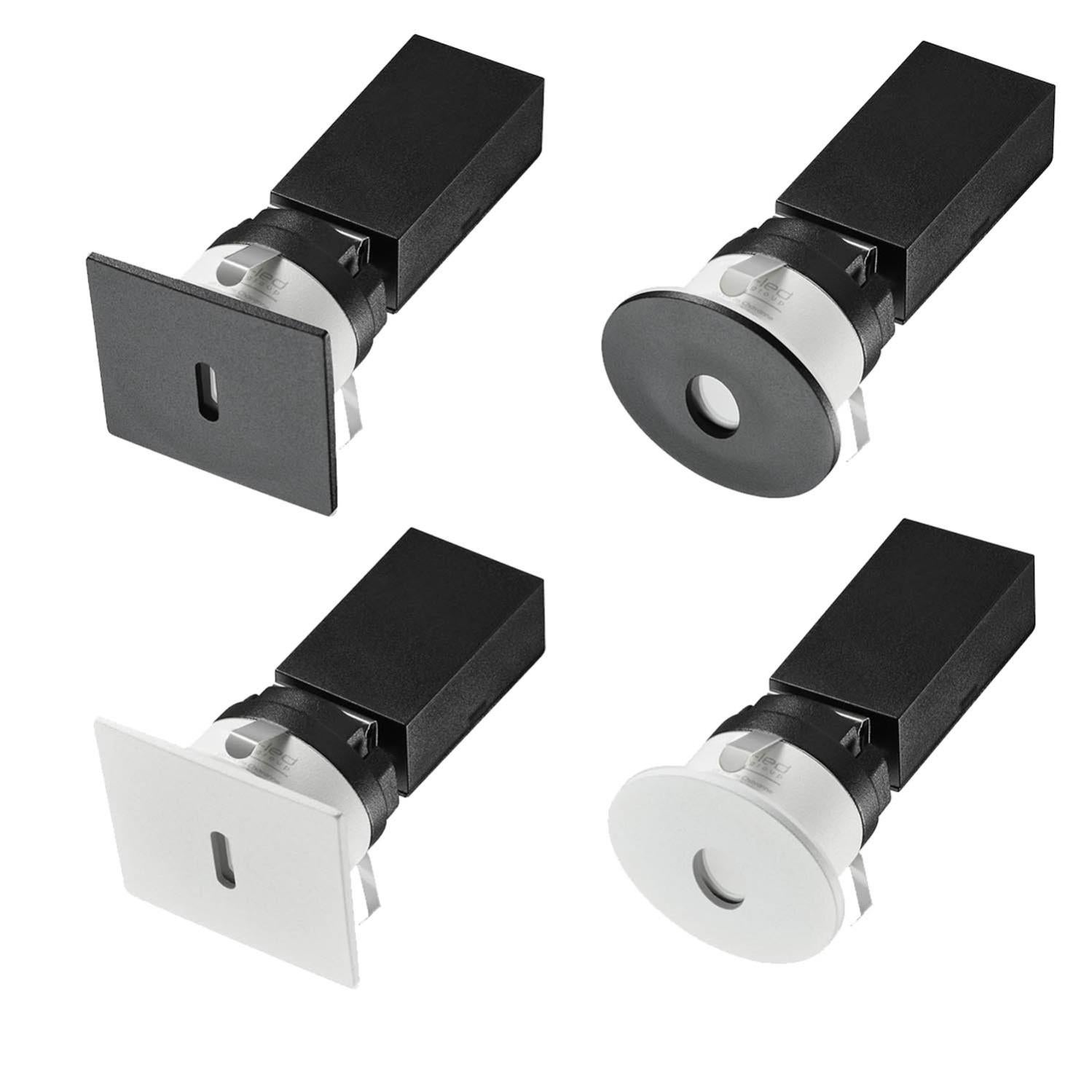 Eclairage balisage mural 3W 3000K Ø 43 mm sans collerette - LUXOLUM ...