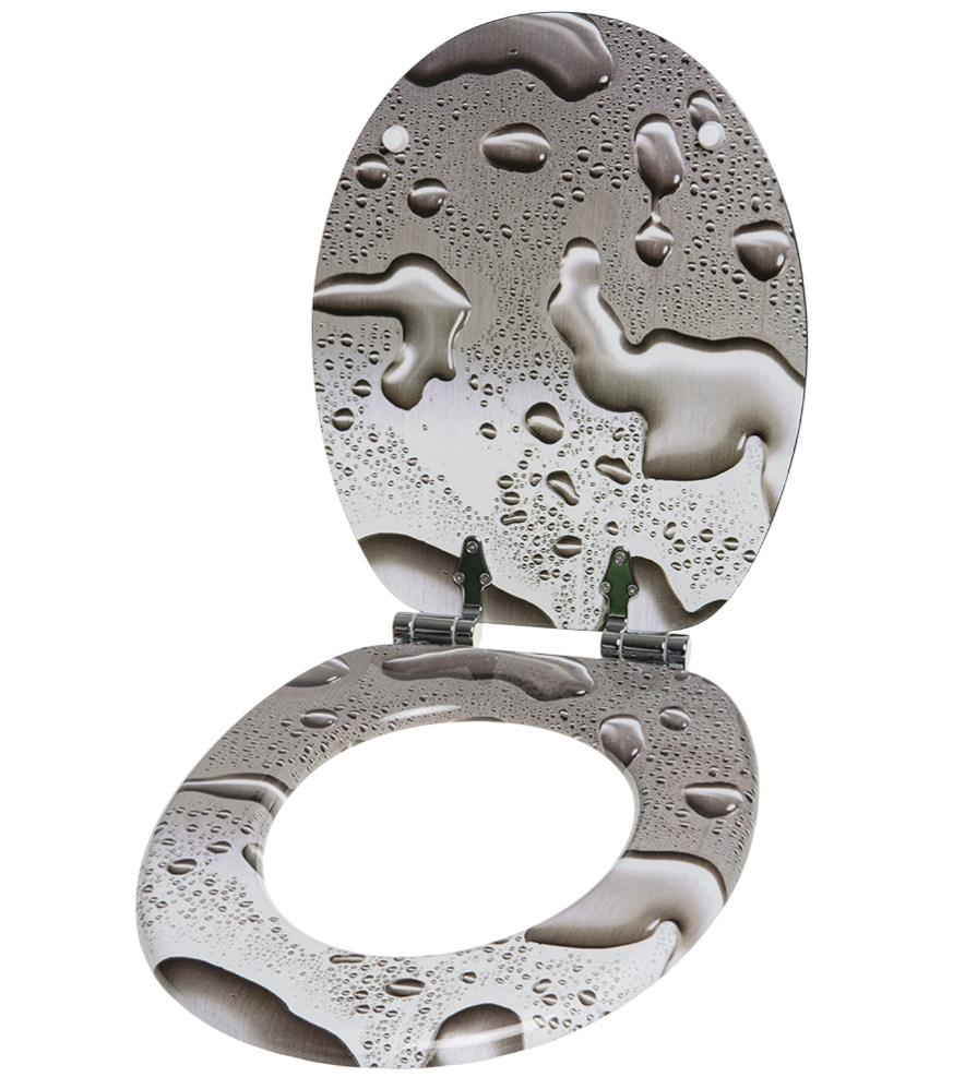 Siège WC avec abaissement automatique Dewdrop | Leroy Merlin