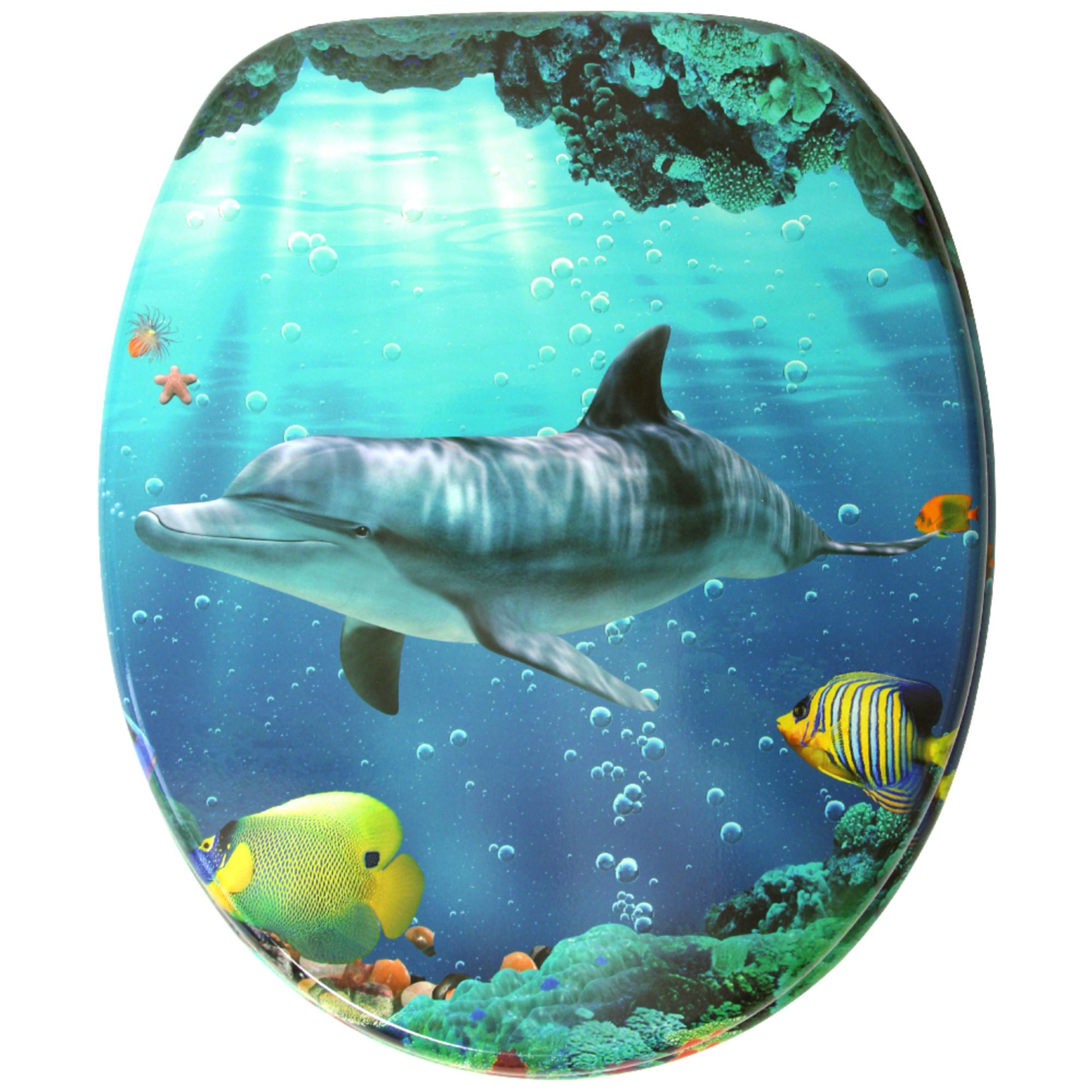 Sedile WC Soft Close Dolphin Coral | Leroy Merlin