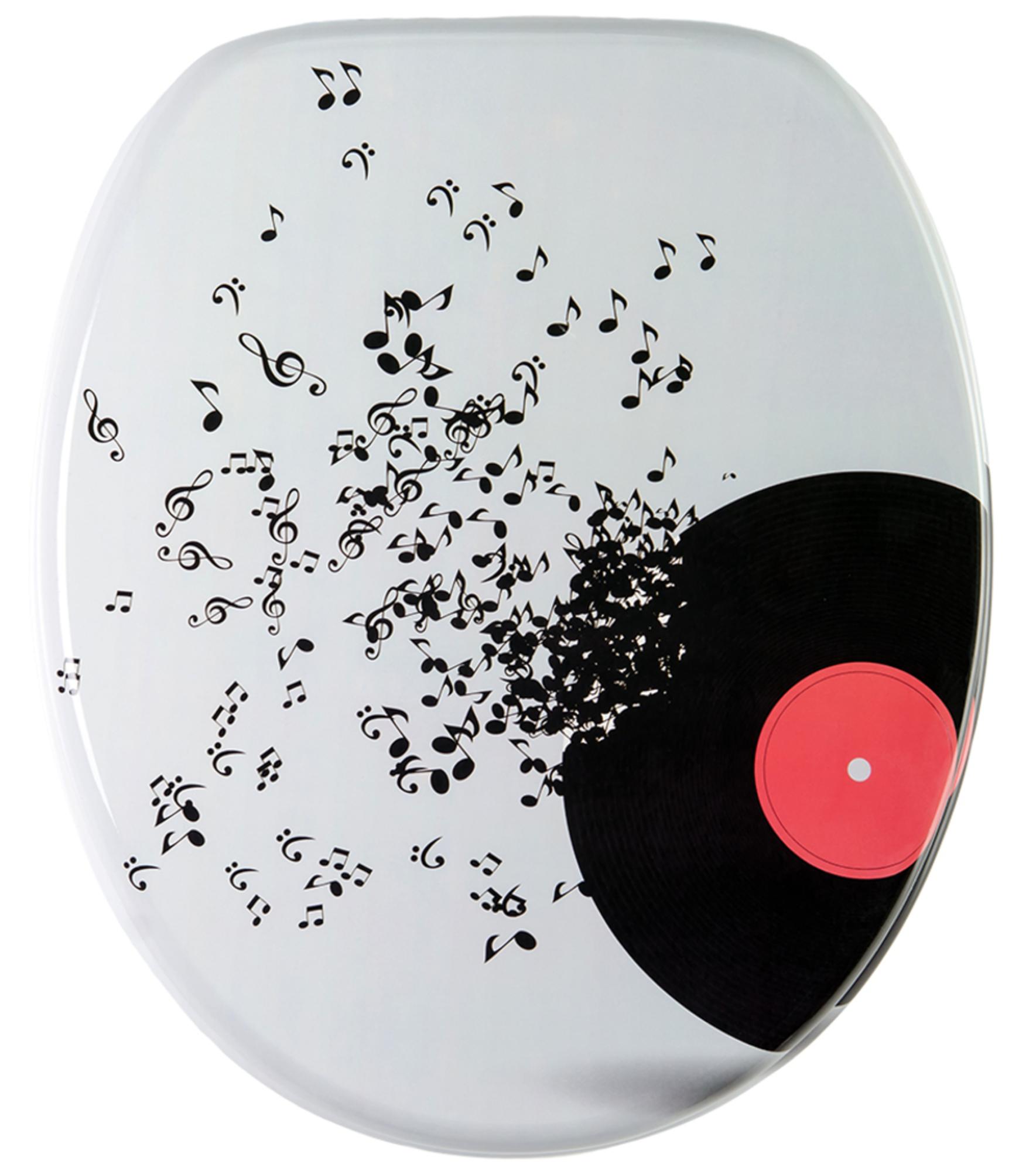 Siège WC avec abaissement automatique Play Music | Leroy Merlin