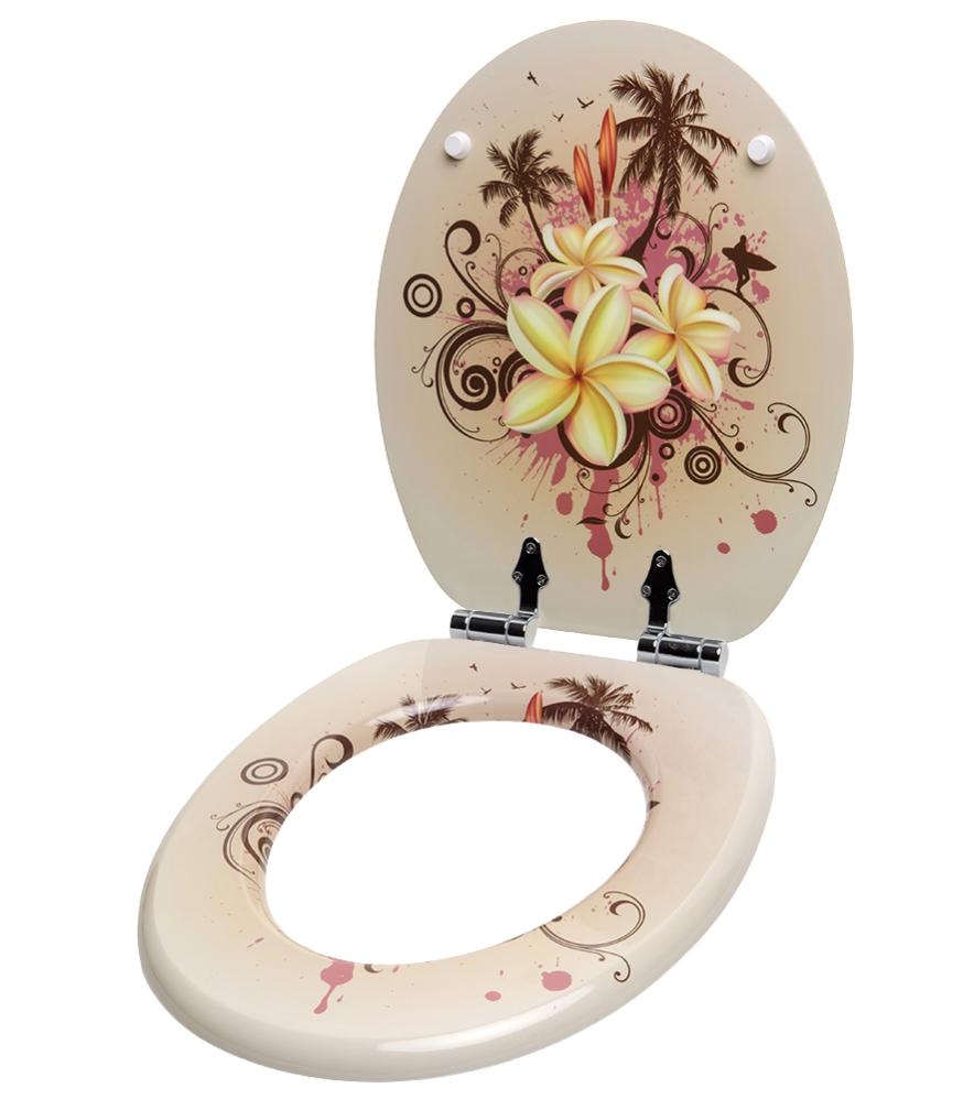 Siège WC avec abaissement automatique Tropical | Leroy Merlin
