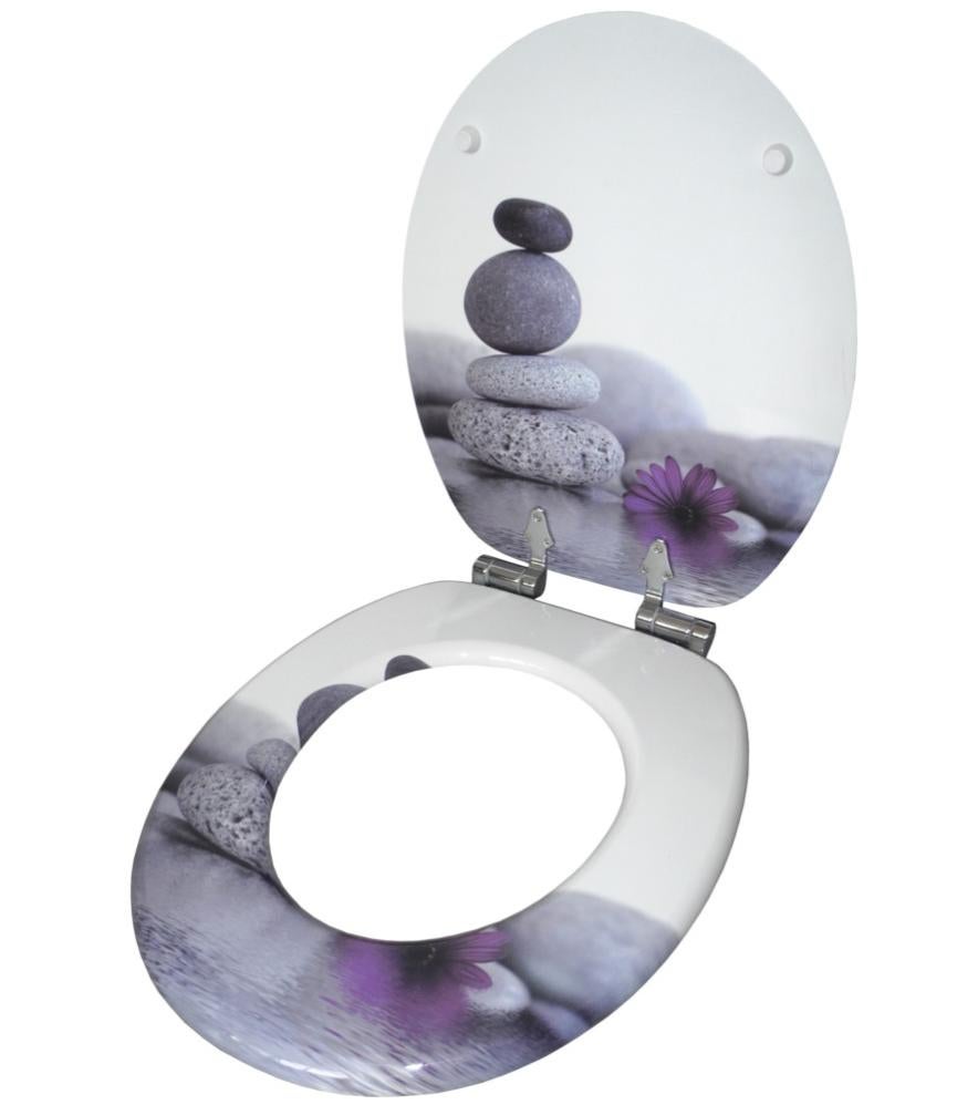 Siège WC avec abaissement automatique Energy Stones | Leroy Merlin