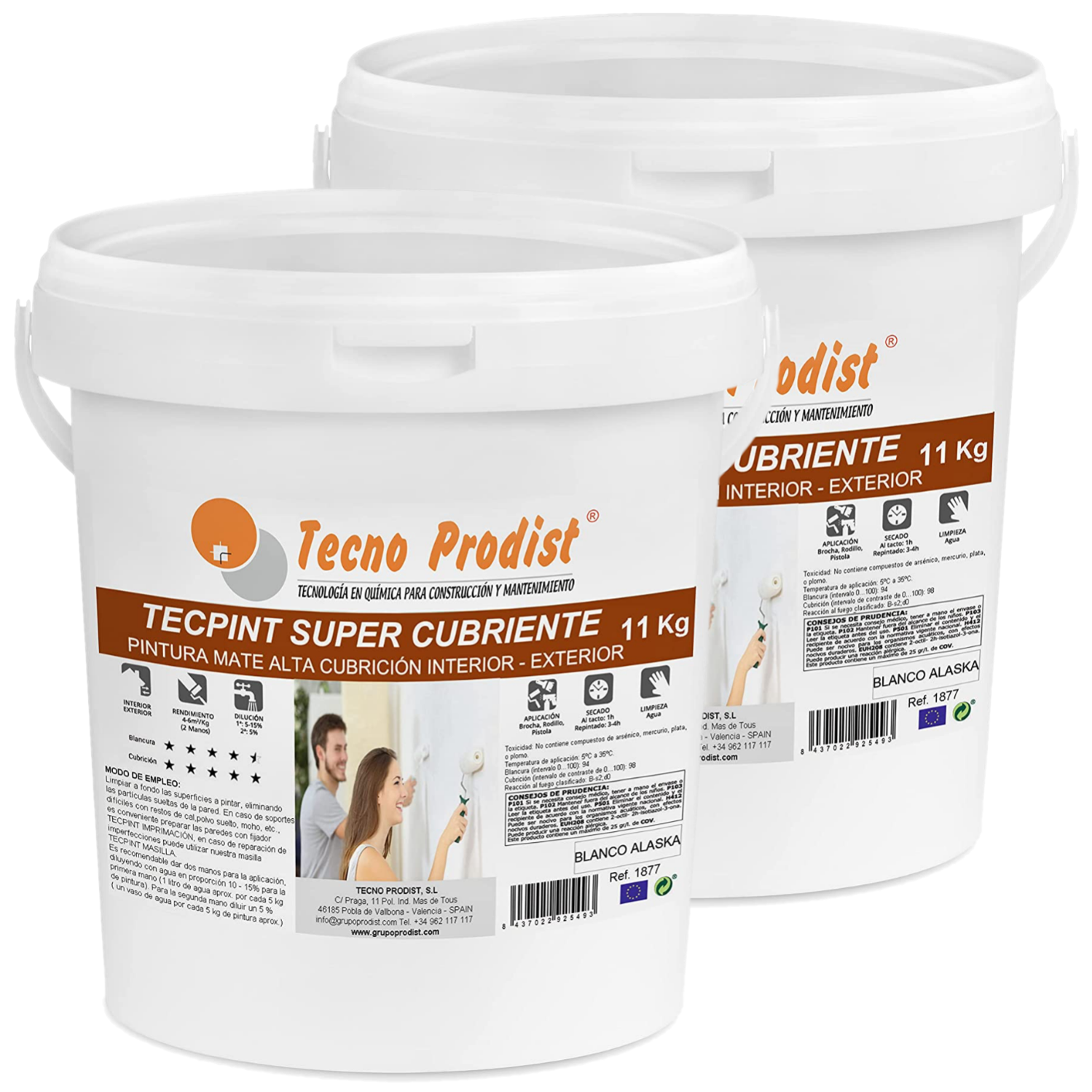 TECPINT SÚPER CUBRIENTE de Tecno Prodist - Pintura al Agua, Exterior e ...