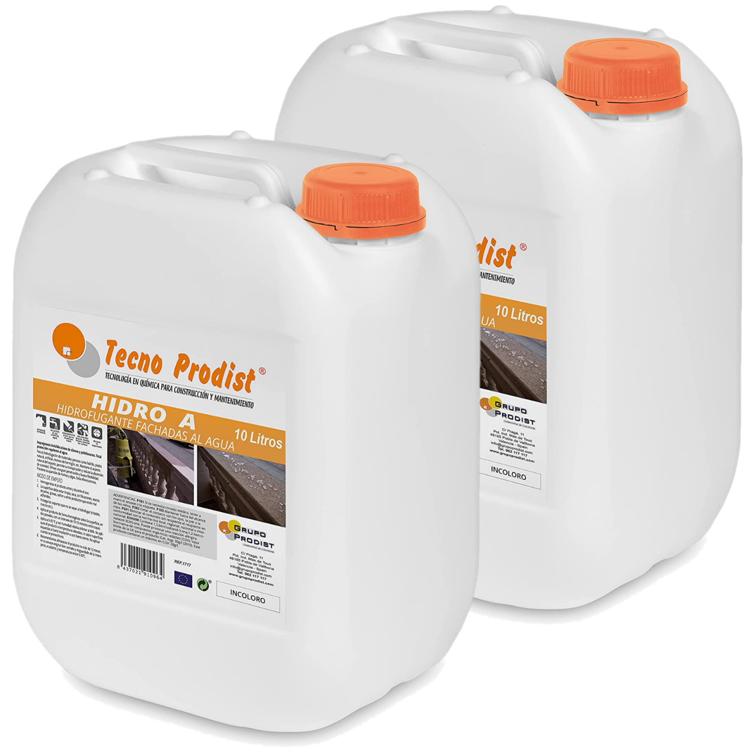 HIDRO A de Tecno Prodist - Imperméabilisant Transparent, Hydrofuge ...