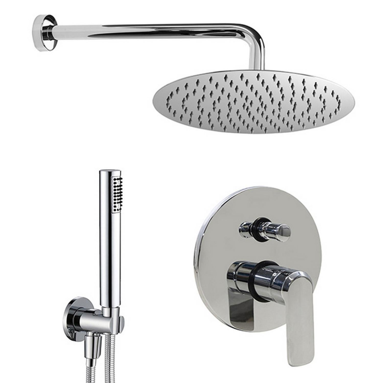 Kit doccia Cromo con con miscelatore mod. Emma | Leroy Merlin