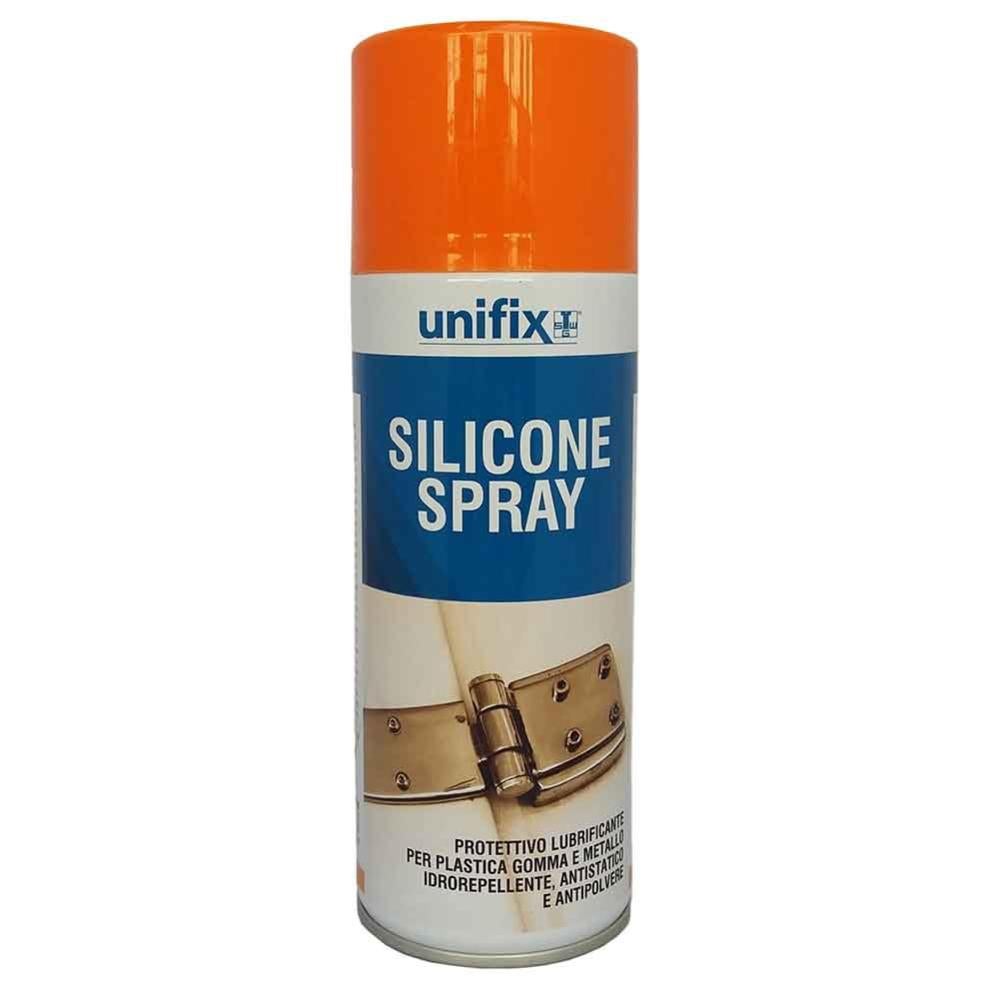 Silicone spray lubrificante idrorepellente ml.400 UNIFIX | Leroy Merlin