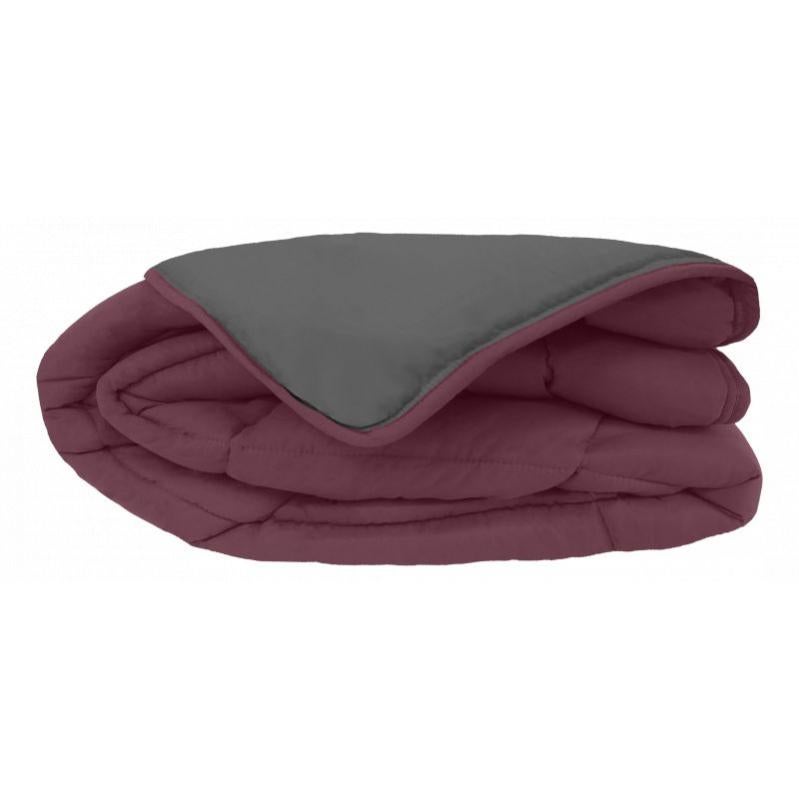 Couette chaude Bicolore Gamme Microfibre "Cocoon Non feu - Norme NF EN ...