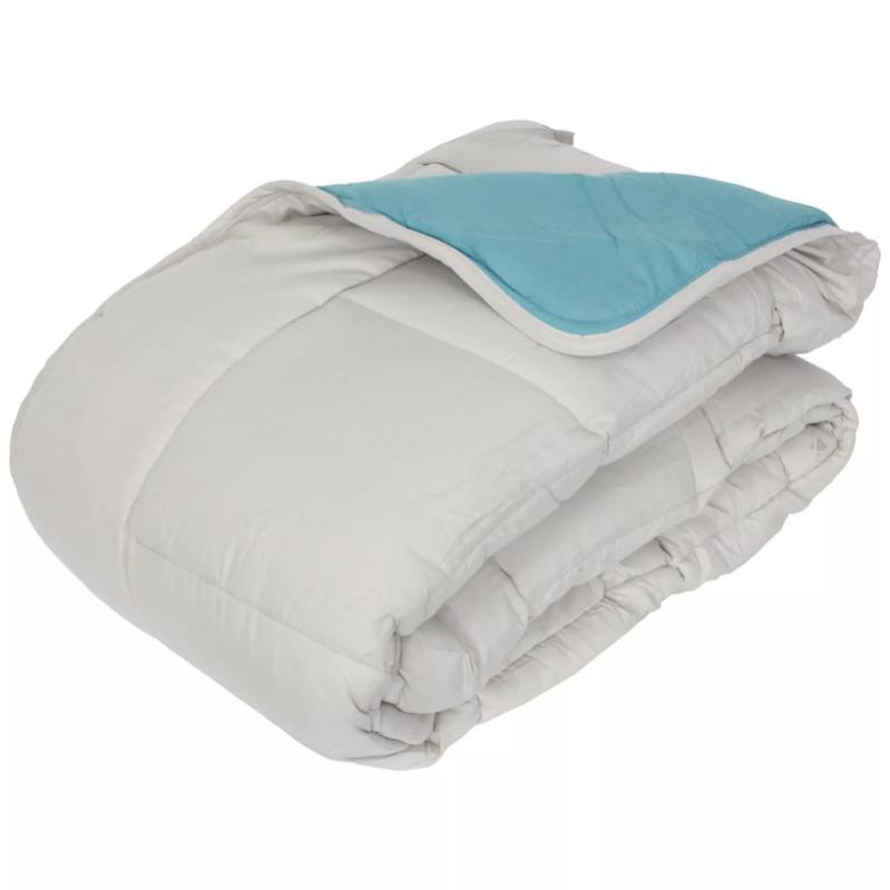 Couette chaude Bicolore Gamme Microfibre "Cocoon Non feu - Norme NF EN ...
