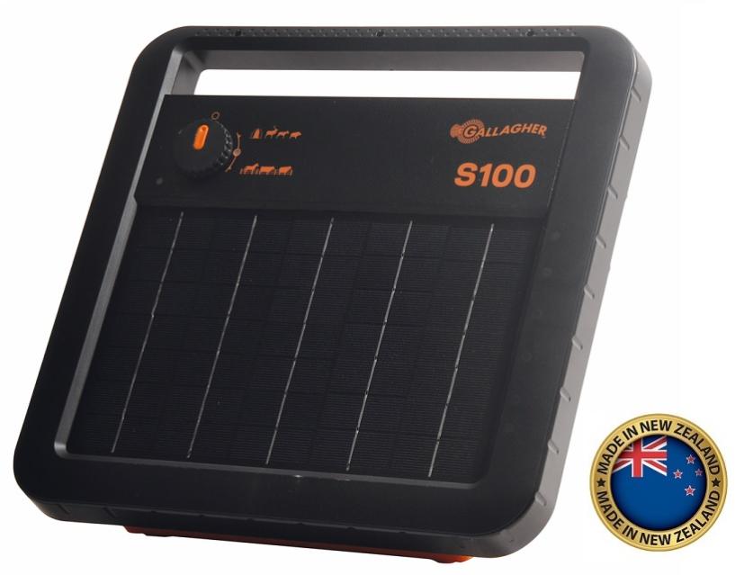 ELETTRIFICATORE AD ENERGIA SOLARE S100 GALLAGHER CON BATTERIA INCLUSA ...