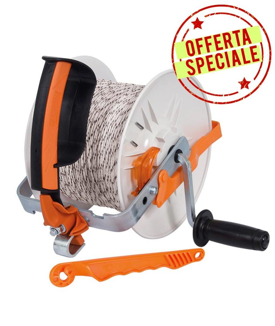 OFFERTA SPECIALE Avvolgitore con moltiplicatore con filo 500m | Leroy ...