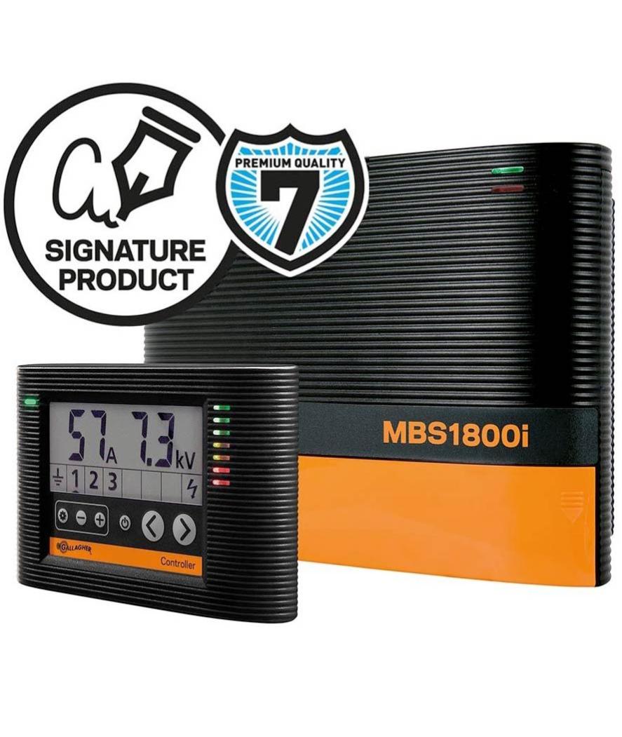 Elettrificatore Gallagher MultiPower MBS1800i a batteria 12V o a corrente 230V p | Leroy Merlin