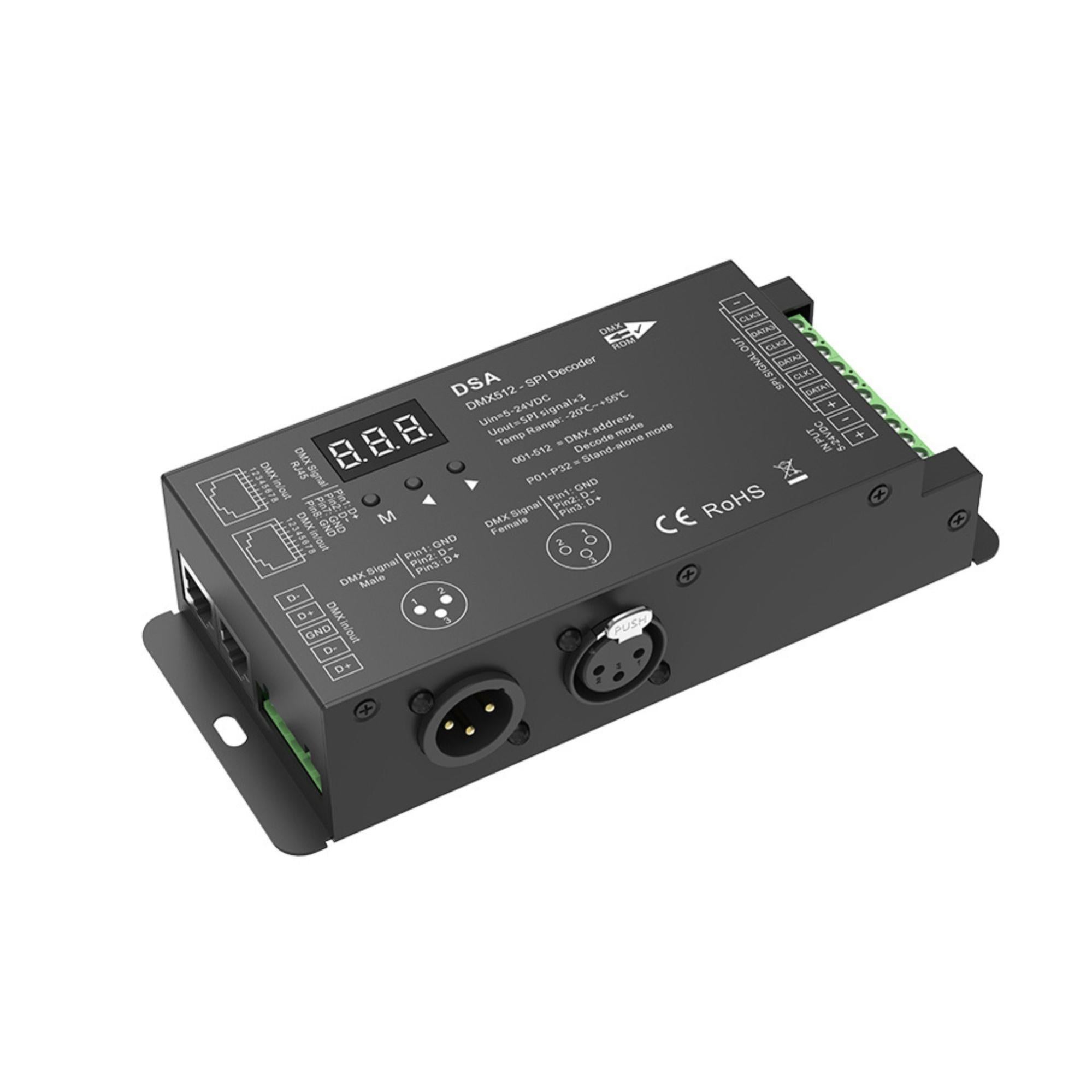 Decoder DMX512 a SPI Pixel 5-24V DC - Controller RF | Leroy Merlin