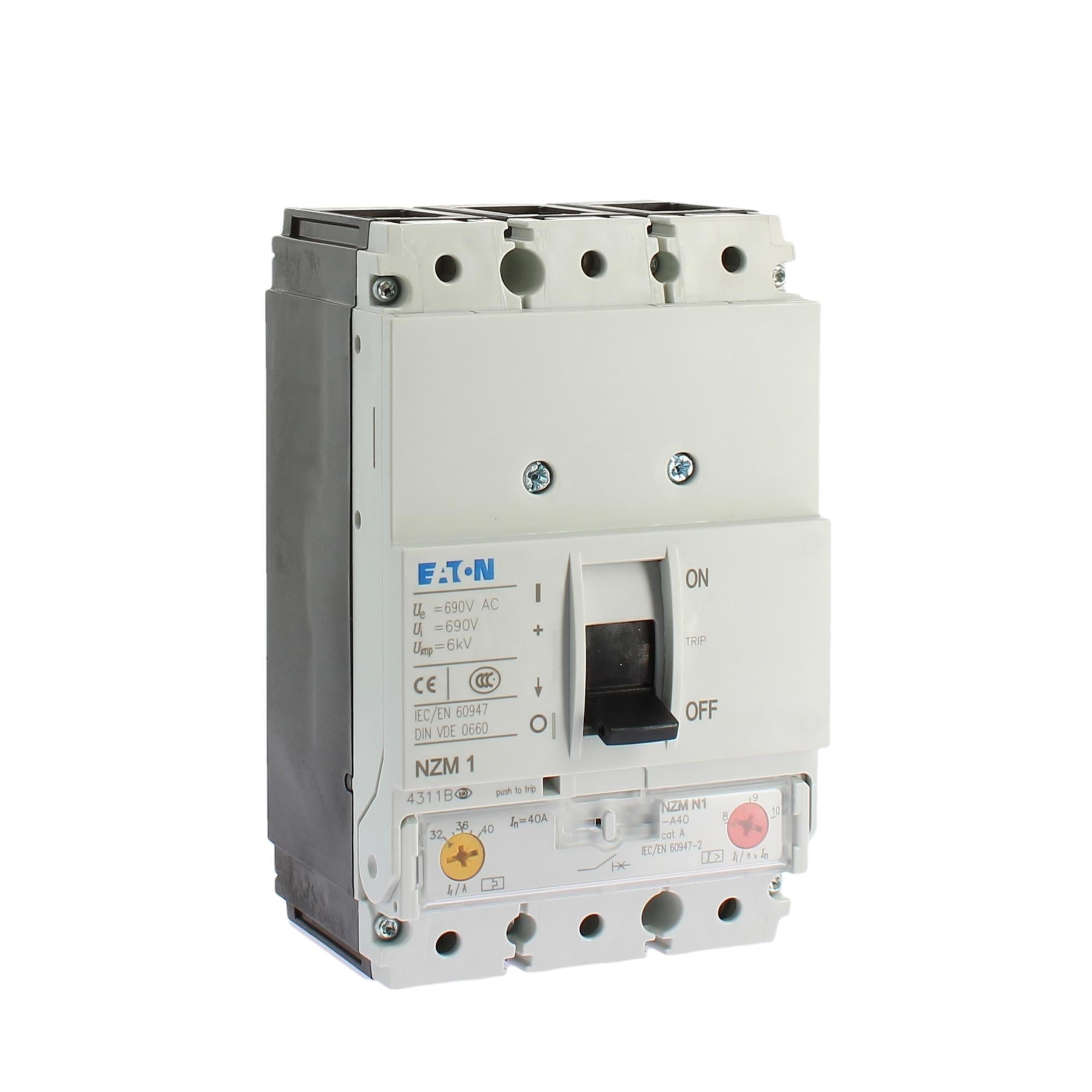 Eaton Nzmn1-a40 interruttore automatico 3p 40a protezione impianti ...