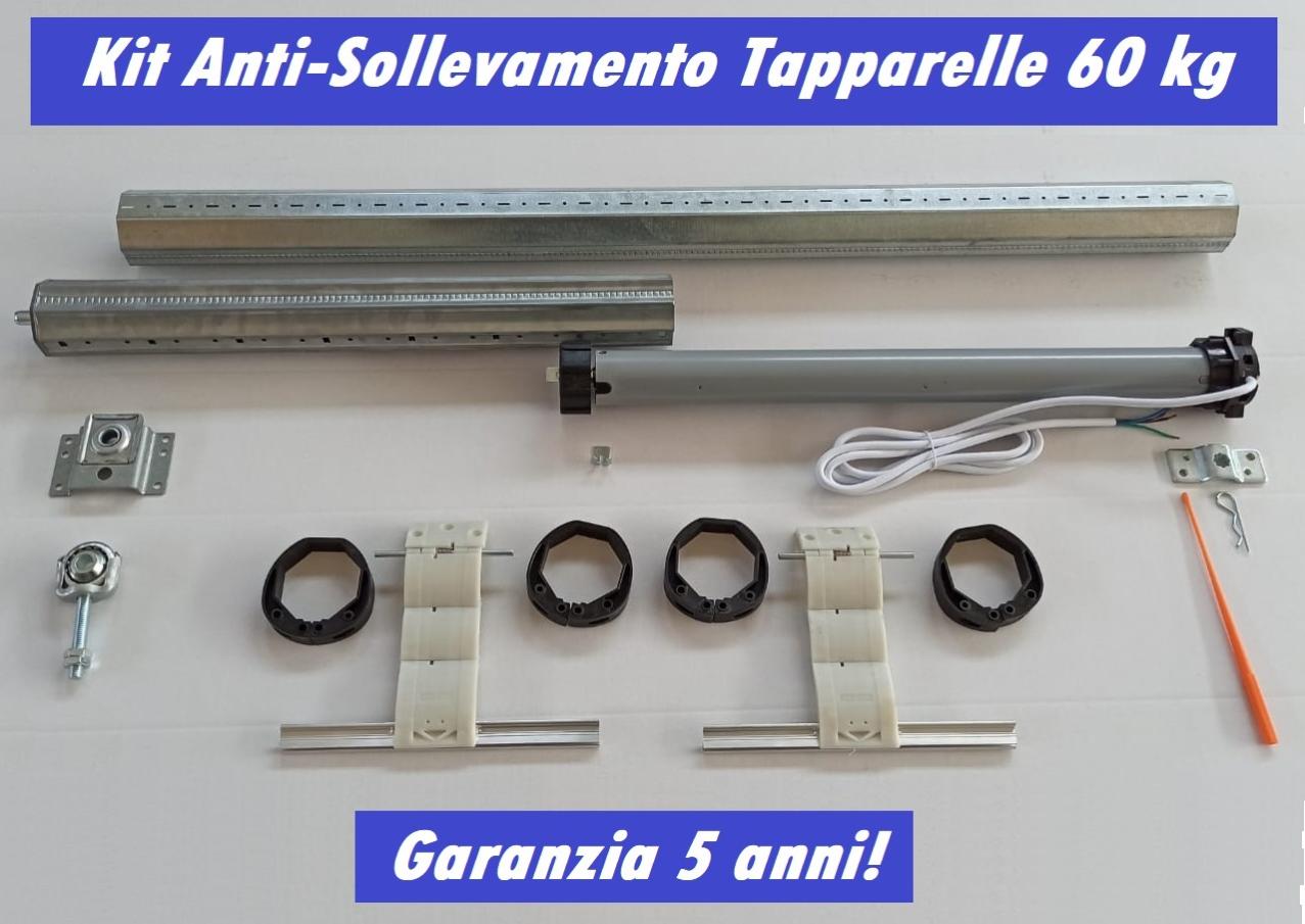 Kit Motorizzazione Tapparelle 60 kg 30 Nm Sicurezza Anti Sollevamento ...