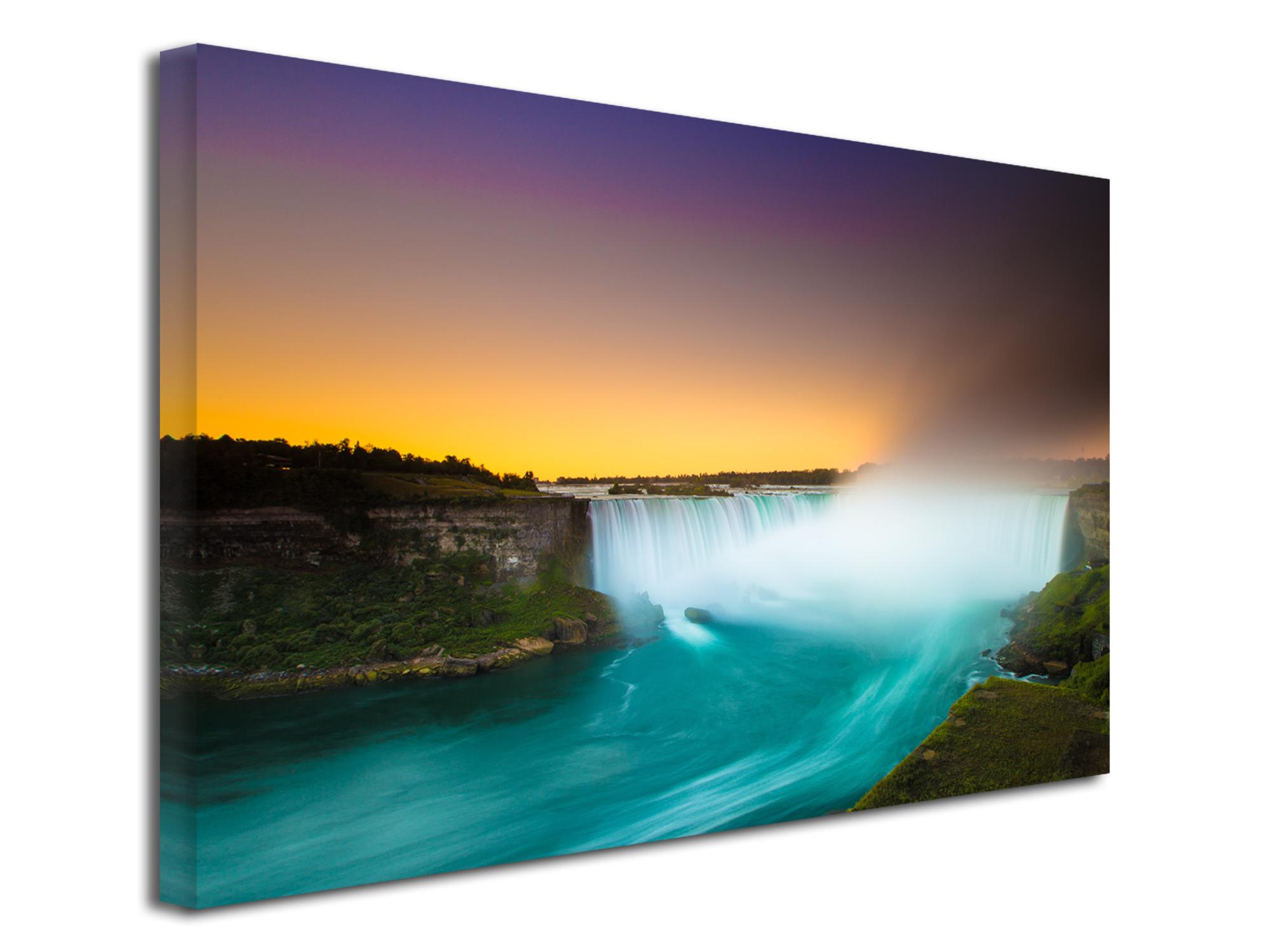 DECLINA, Tableau toile imprimée paysage, Tableau photo de paysage CHUTE ...