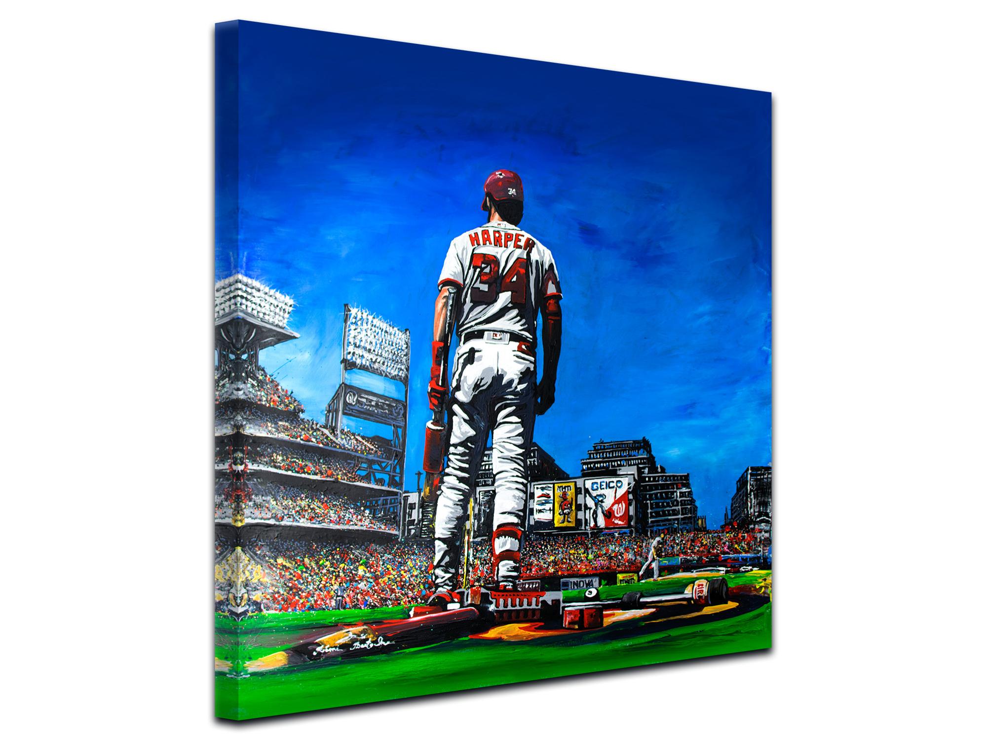 DECLINA, Tableau toile imprimée, Tableau toile reproduction Baseball ...