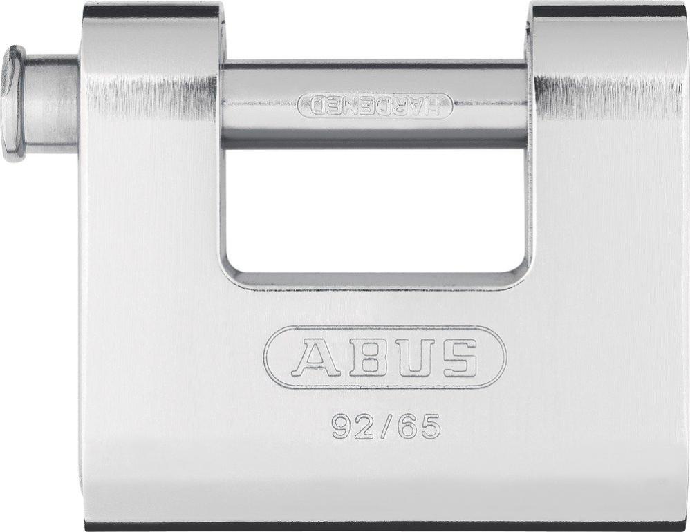 ABUS 30610 Monoblock Brass Shutter Padlock with Steel Jacket and 8511 ...