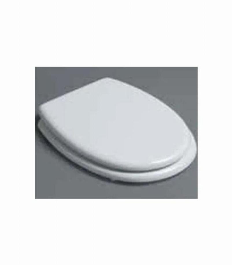 Simas 3420101 Sedile per WC, Serie Arcade in Resina Termoindurente, Bianco | Leroy Merlin