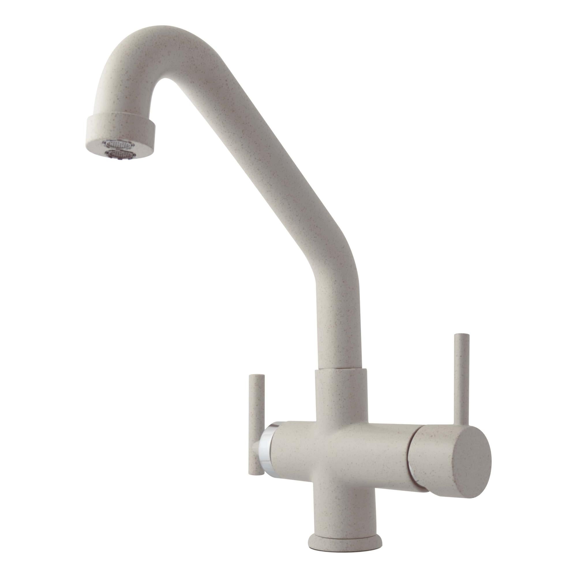 Rubinetto con miscelatore 4 vie Fragranite Avena Basso | Leroy Merlin