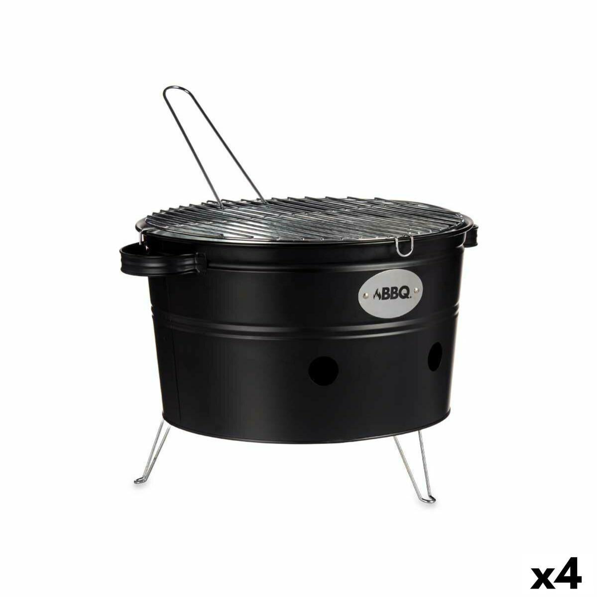 Barbecue Portatile Ferro Zinco 35 x 21 x 42 cm (4 Unità) | Leroy Merlin