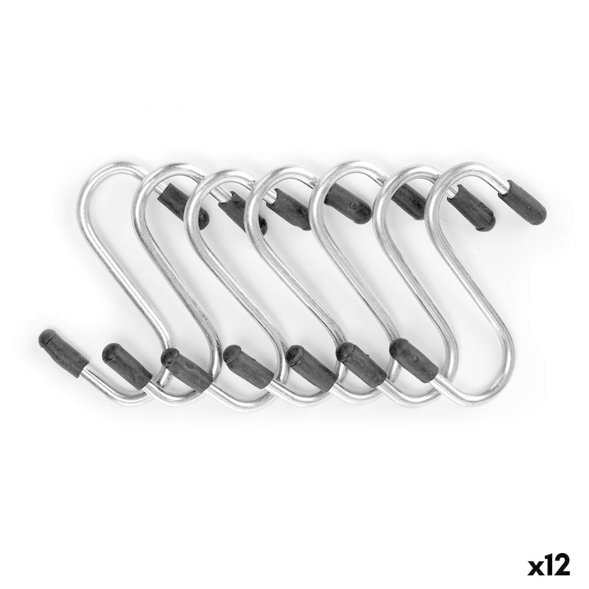Gancho para colgar Set Plateado Metal 4,7 cm (12 Unidades) | Leroy Merlin