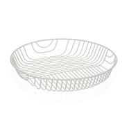 Coupe Fruits Versa Blanc M tal Acier 30 X 4 7 X 30 Cm Leroy Merlin
