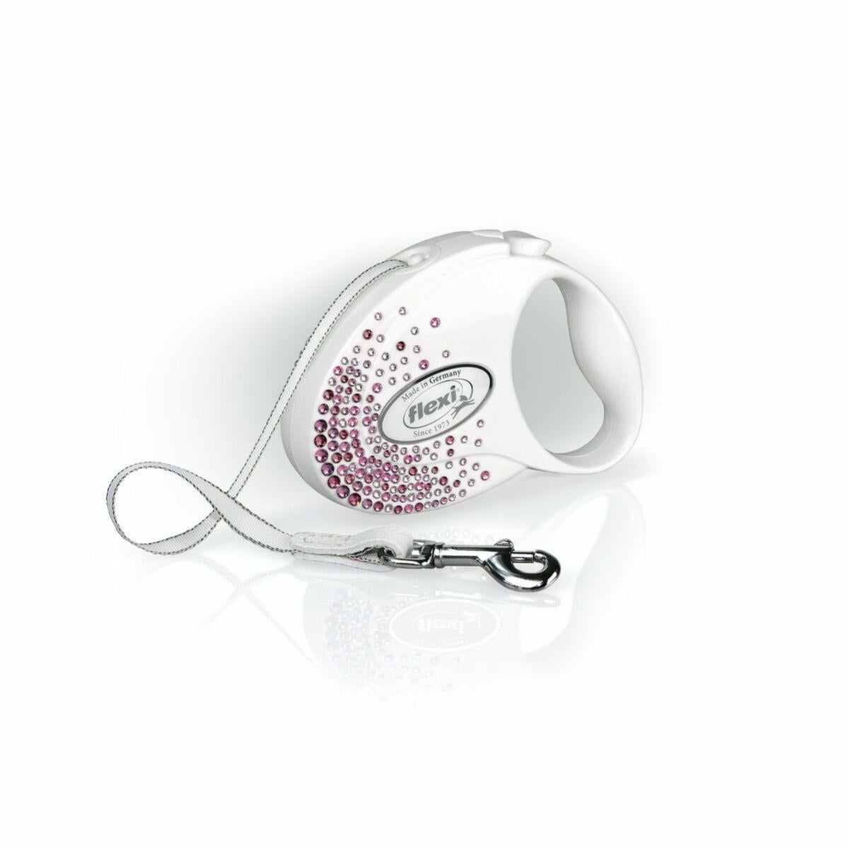 Laisse pour Chien Flexi Glam Splash 3 m Blanc S | Leroy Merlin