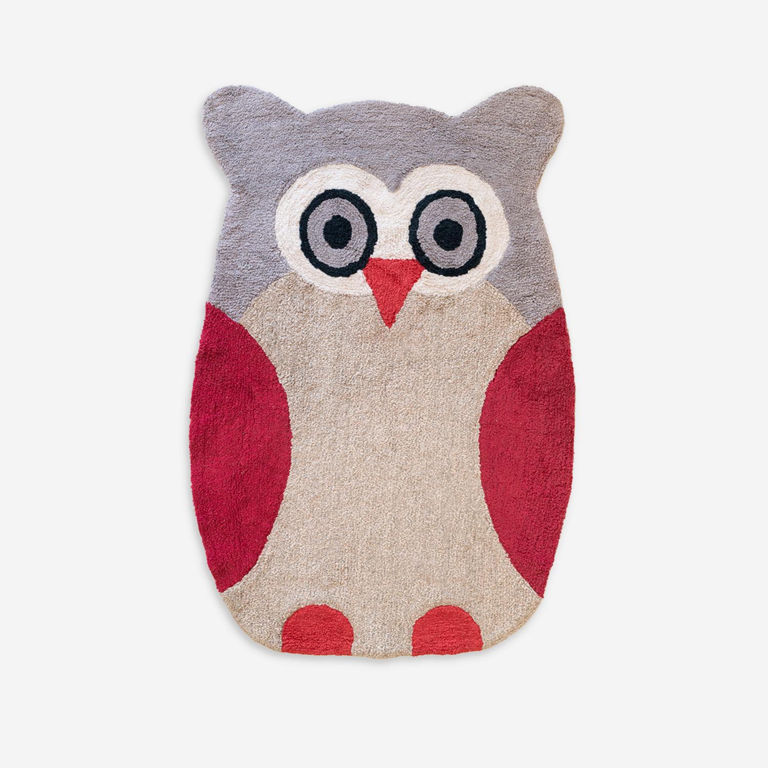 TAPIS ENFANT CHOUETTE 140X80CM | Leroy Merlin