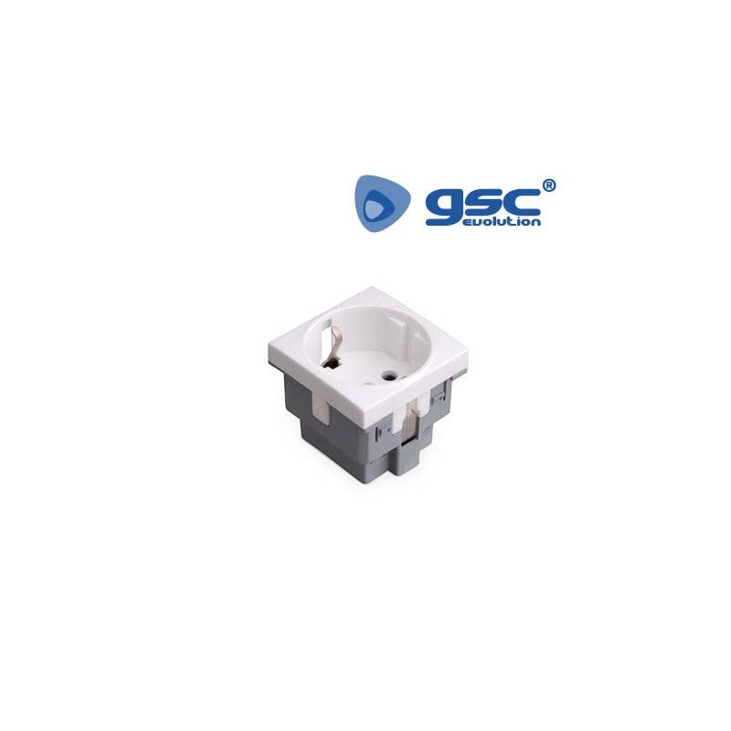 Schuko plug base module 2 modules GSC 001203759 | Leroy Merlin