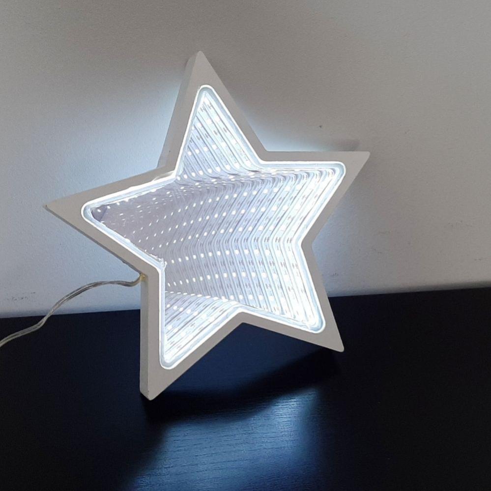 Estrella Led Blanca con Efecto 3D | Leroy Merlin