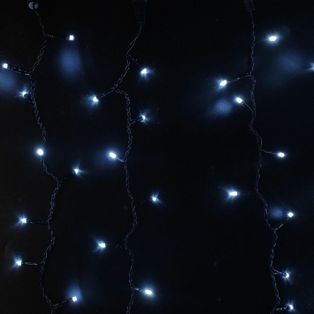 Cortina 225 Luces Led Azules 2 x 0,9 m. para Interior & Exterior ...