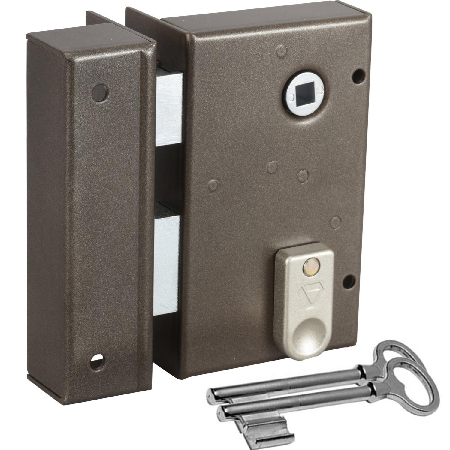 Serrure en Applique Vachette Ouverture Gauche Tirant et Poussant ...