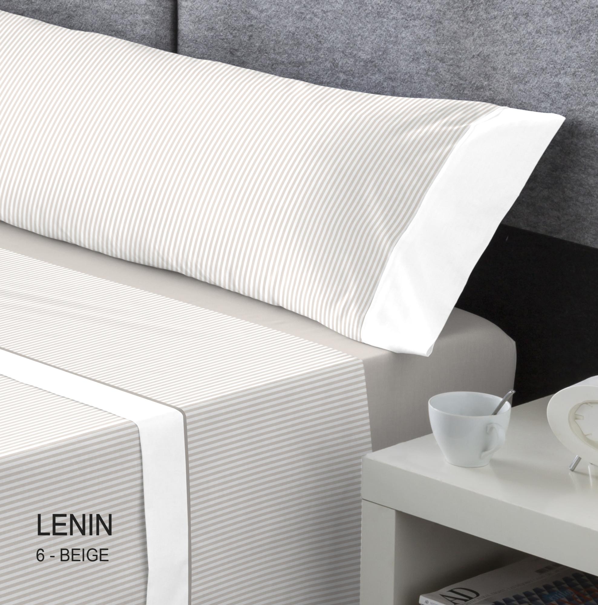 Set 3 pièces flanelle M/Leni 135x200cm Lin | Leroy Merlin