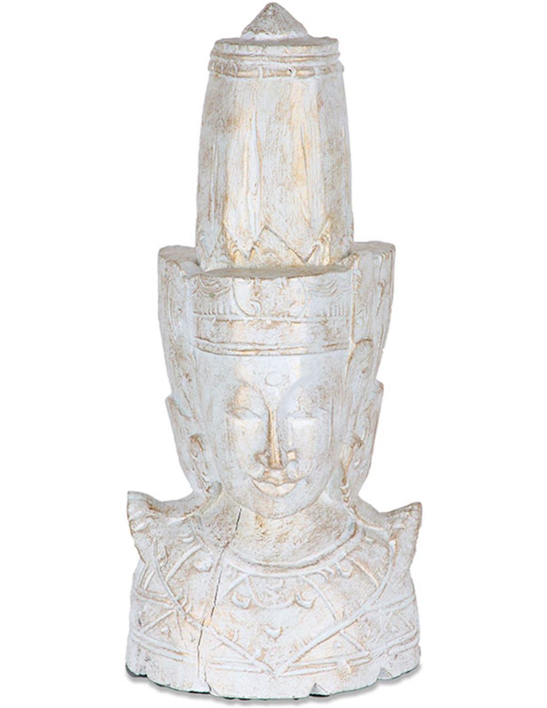 Figura busto diosa balinesa en madera de color dorado bali | Leroy Merlin