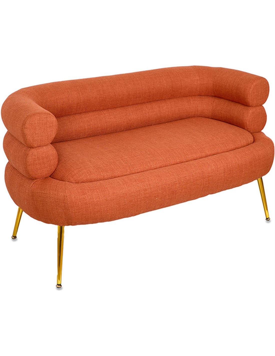 Sofá 2 plazas acolchado color caldero michel | Leroy Merlin